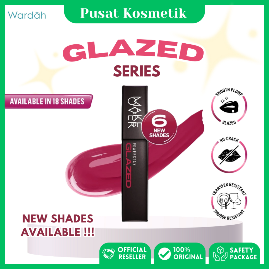 Jual MAKE OVER GLAZED SERIES - ALL VARIANT - NEXT LEVEL LIP GLOSS CREAM ...
