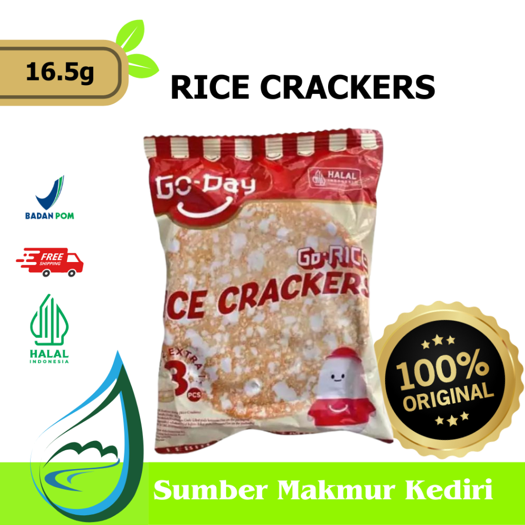 Jual HALAL 1 RENCENG ISI 10 PCS GODAY Go Rice Crackers Snack - Biskuit ...