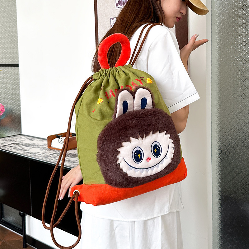 Jual Ransel LABUBU Mewah Hatsune Miku Baru Ransel Saku Serut Capibala ...