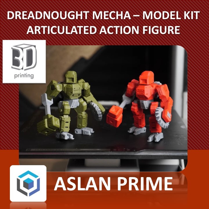 Jual DREADNOUGHT MECH MECHA MODEL KIT POSEABLE JOINTED ACTION FIGURE 3D ...