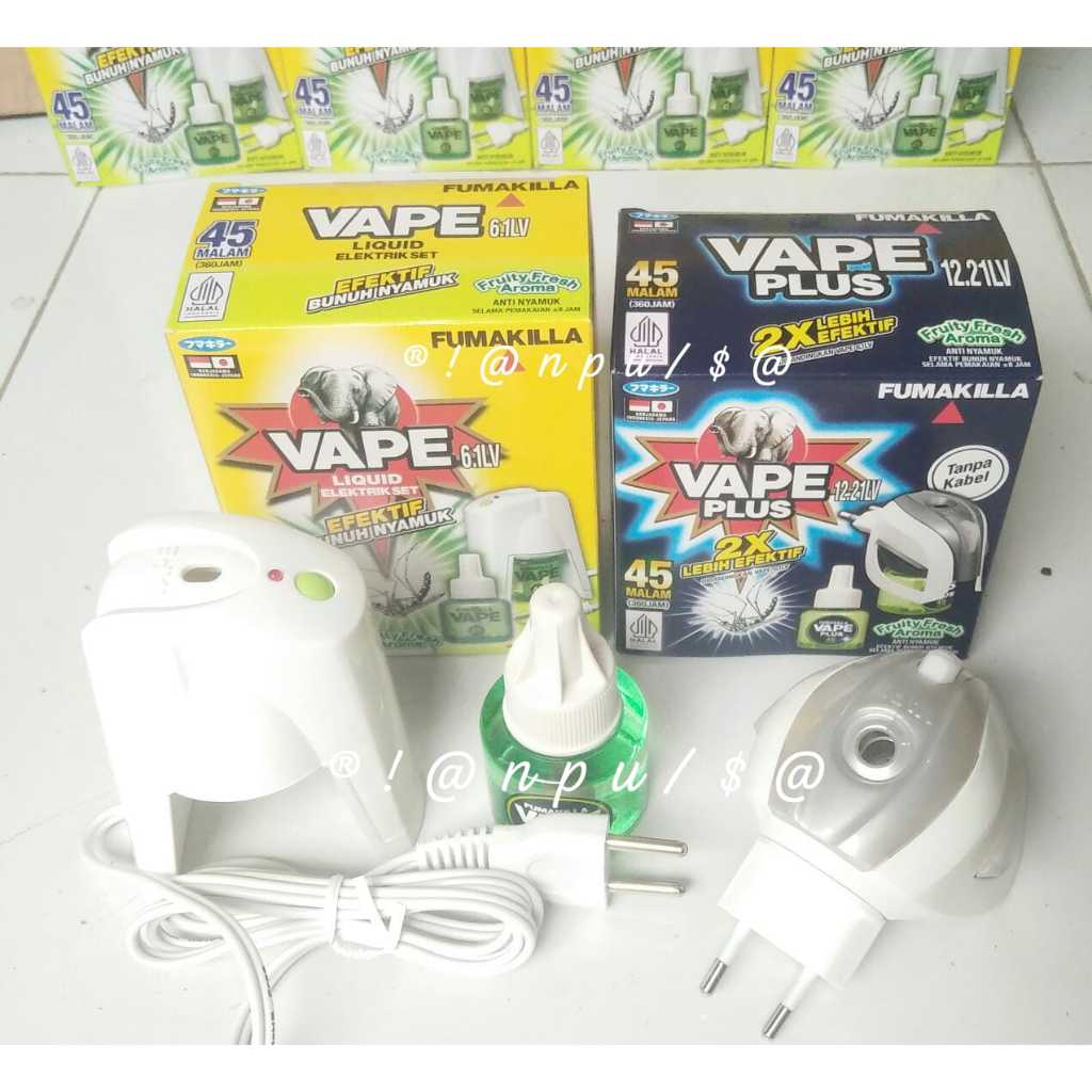 Jual Fumakilla Obat Nyamuk Tanpa Kabel Vape Elektrik Kertas Liquid ...