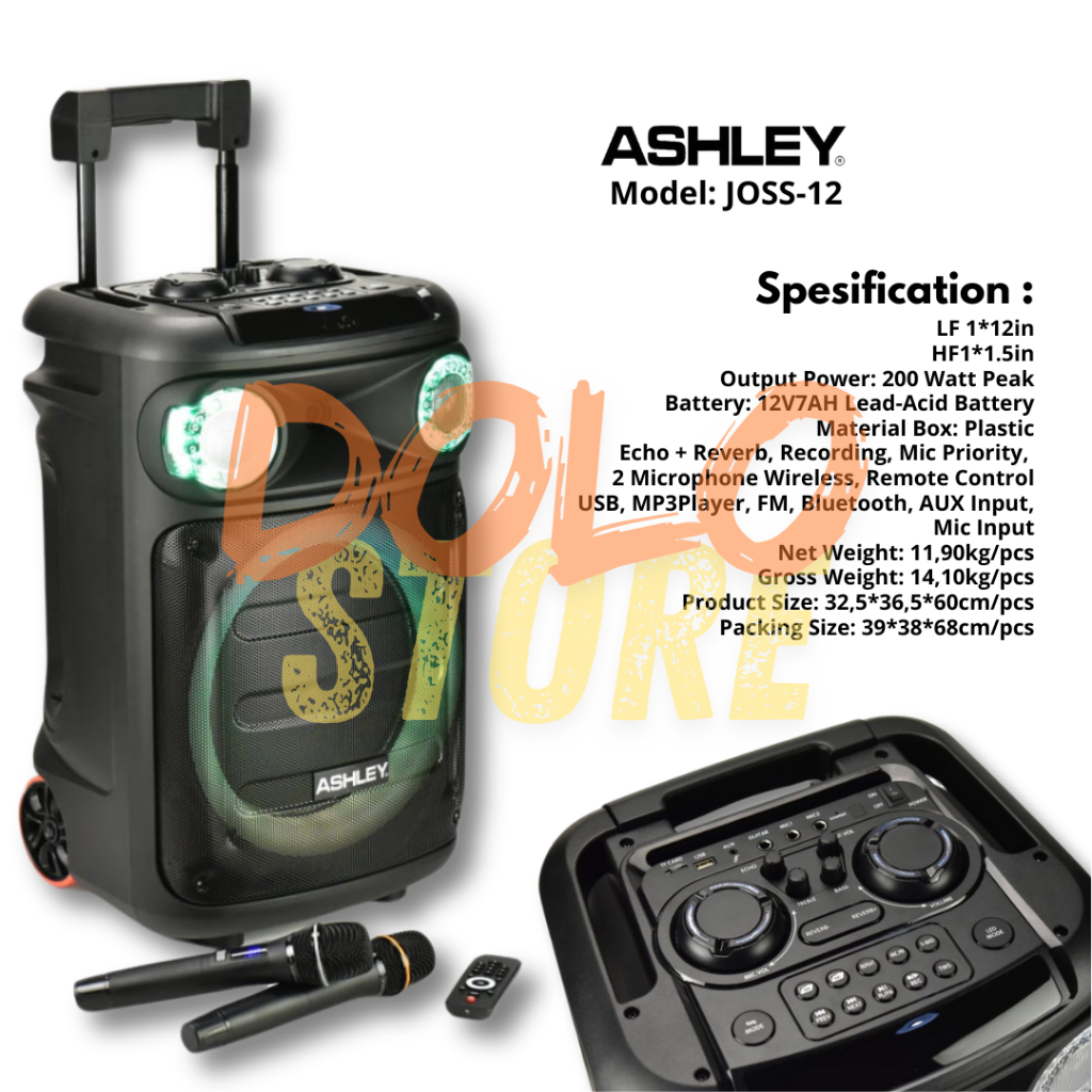Jual ACTIVE SOUND SYSTEM ASHLEY JOSS-12 | Shopee Indonesia