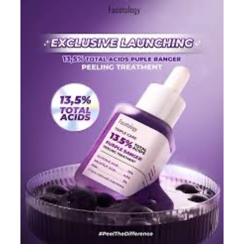 Jual FACETOLOGY Triple Care 13.5% Total Acids Purple Ranger Peeling ...