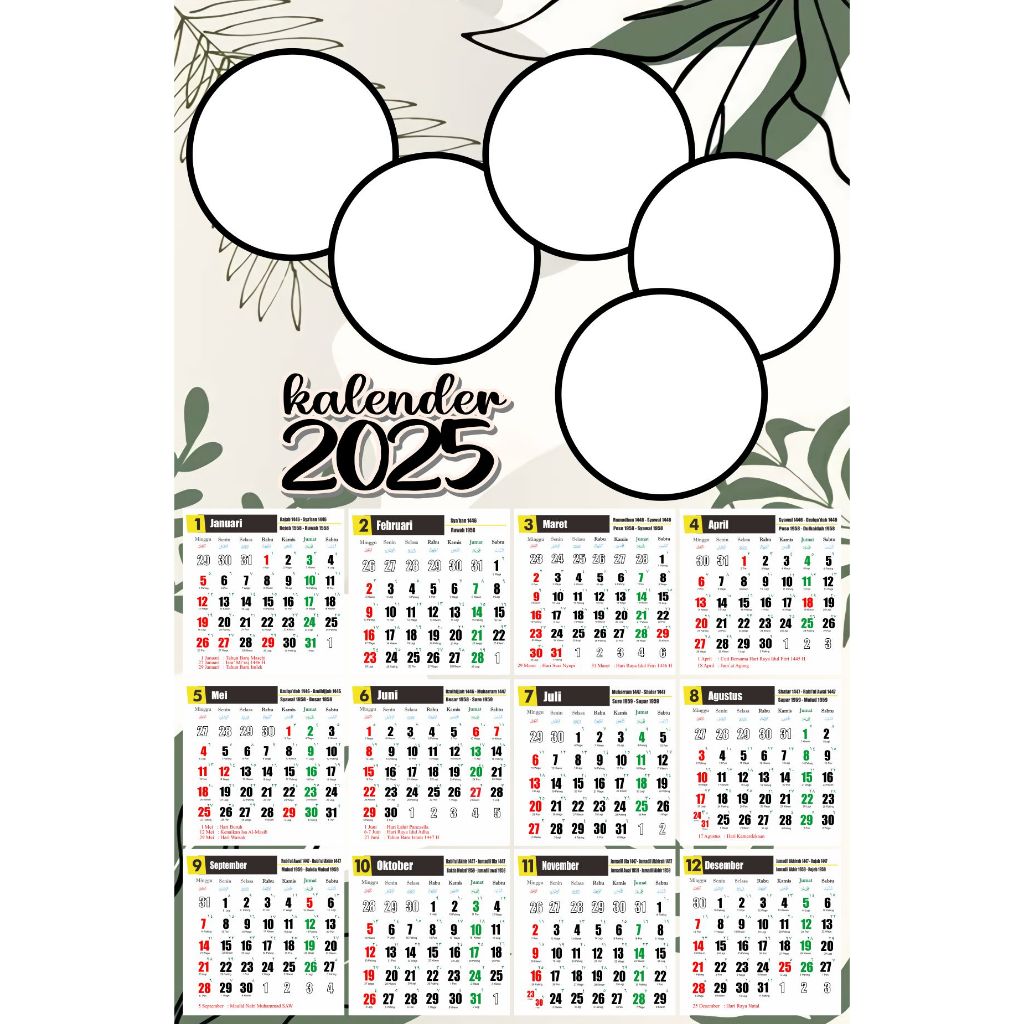 Jual Kalender 2025 custom motif aesthetic kpop | Shopee Indonesia