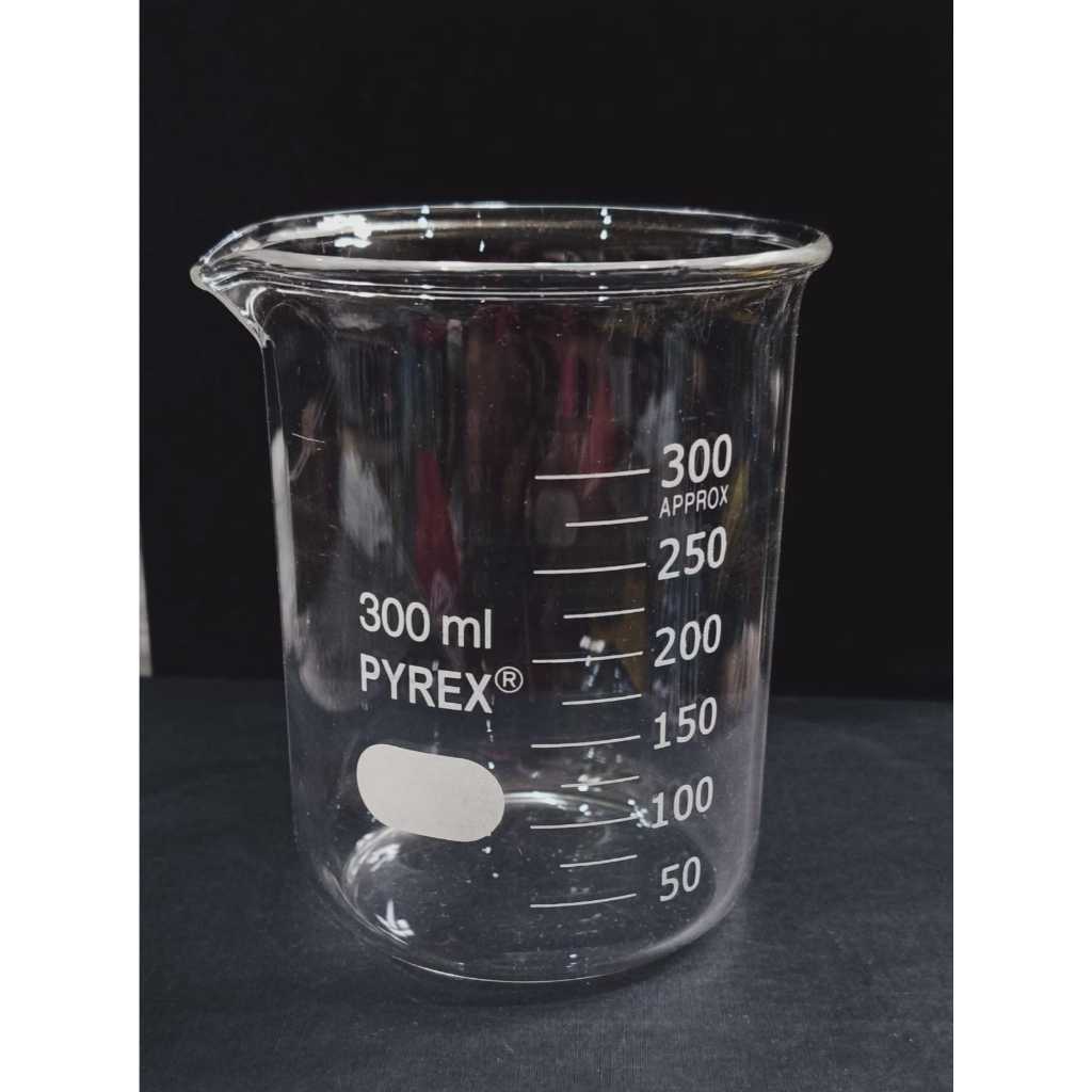 Jual Beaker 300ml pyrex gelas piala 300ml bahan pyrex beaker 300ml merk ...