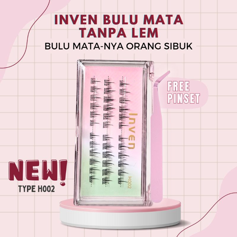 Jual 《TANPA LEM》 H002 Bulu Mata Palsu LANGSUNG TEMPEL INVEN Premium ...