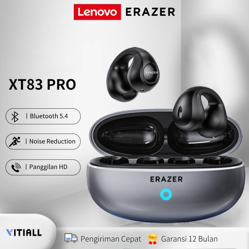 Jual Lenovo ERAZER XT83 Pro True Wireless Earphone Ear Clip TWS Headset ...