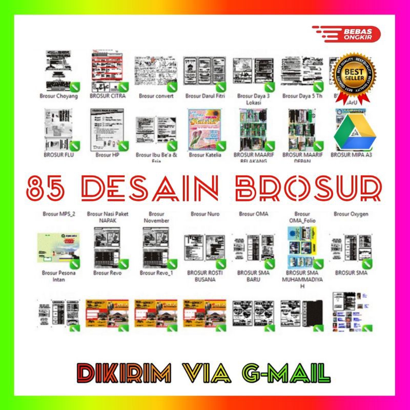 Jual 85 Brosur Editable Cdr Only - Desain Brosur Coreldraw - CDR ...