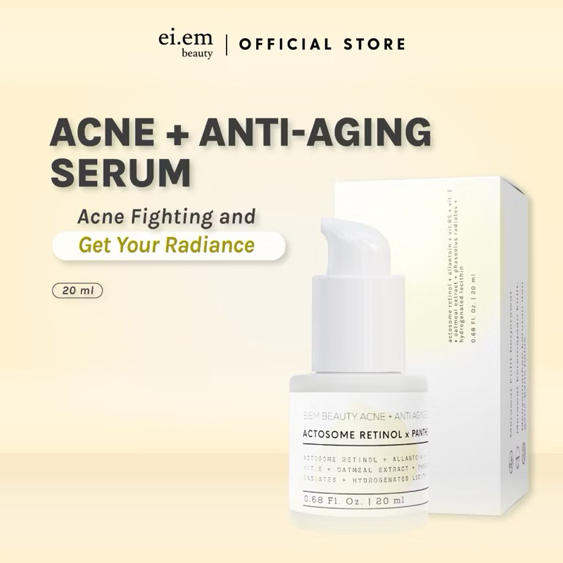 Jual Eiem beauty Acne + Anti Aging Serum Actosome Retinol x Panthenol ...