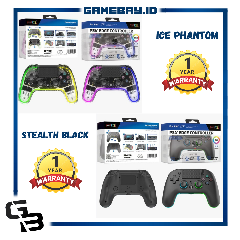 Jual Lucky Fox PXEL Edge Controller Wireless for PS4 / Android / Pc ...