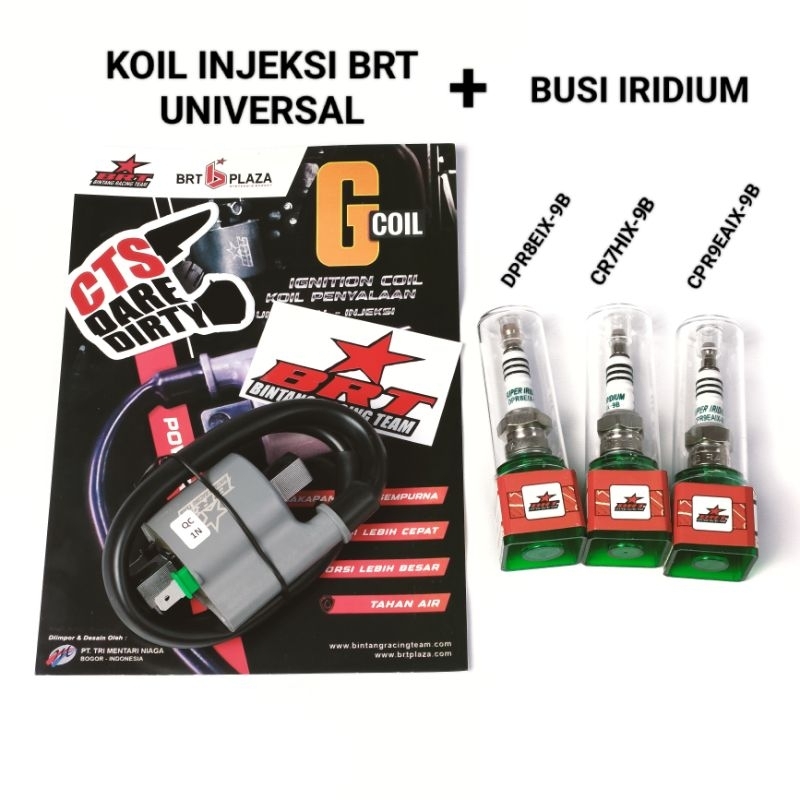 Jual G SUPER KOIL INJEKSI BRT UNIVERSAL COIL FREE BUSI IRIDIUM | Shopee Indonesia