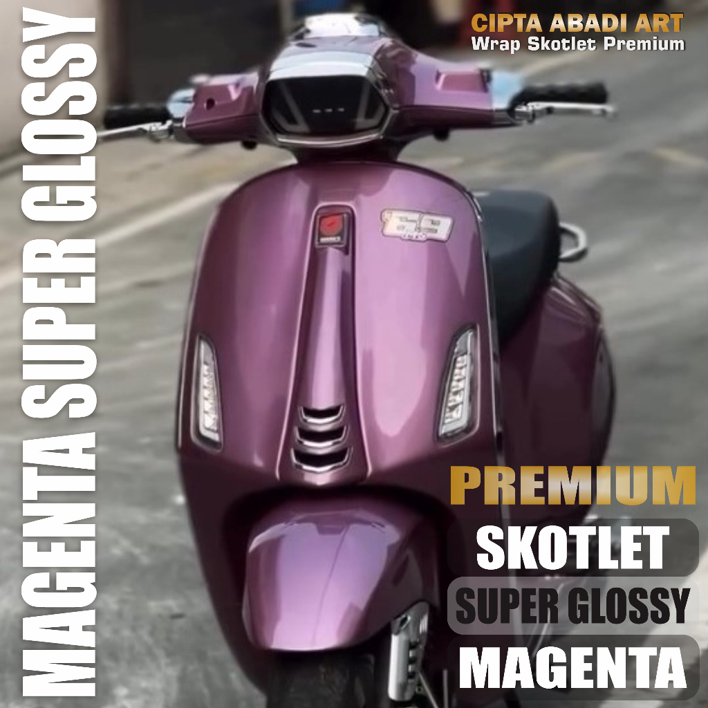 Jual Skotlet Motor Pink Magenta Stiker Schotlite Super Seri Super ...