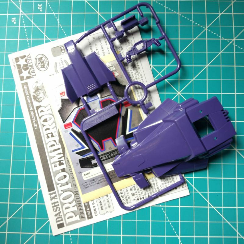 Jual Tamiya dash x1 proto emperor body | Shopee Indonesia