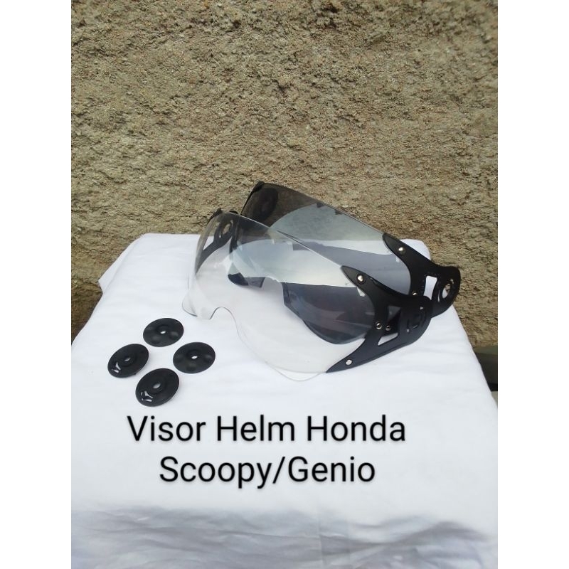 Jual Kaca Helm Honda Scoopy dan Genio Visor Helm Honda Scoopy dan Genio ...