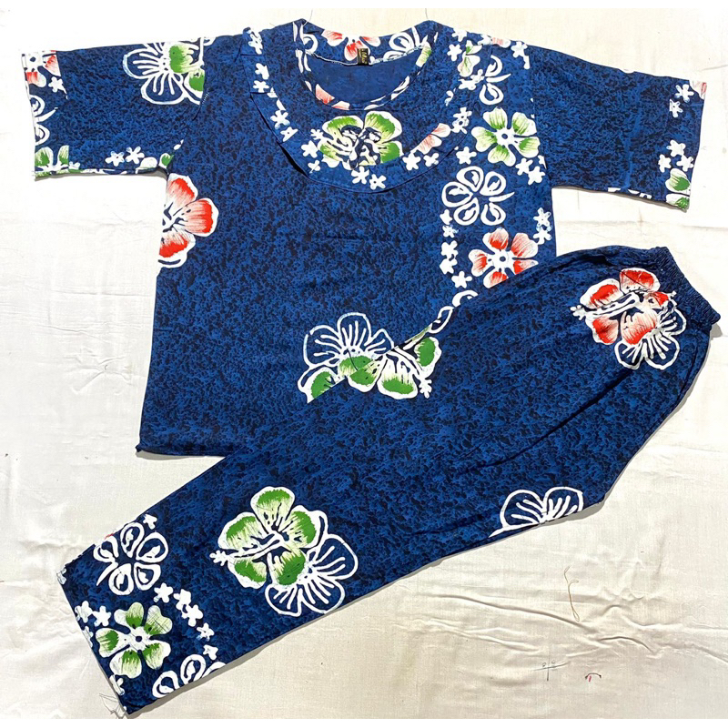 Jual standar LD 112cm SETELAN BATIK CAP SUPER MOTIF bunga kecil ...