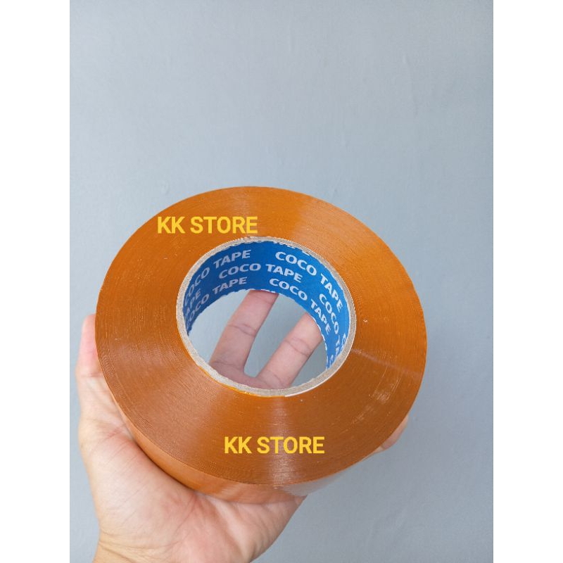 Jual Lakban coklat super jumbo 45mm 500yard 45mic lakban jumbo 500 yard ...
