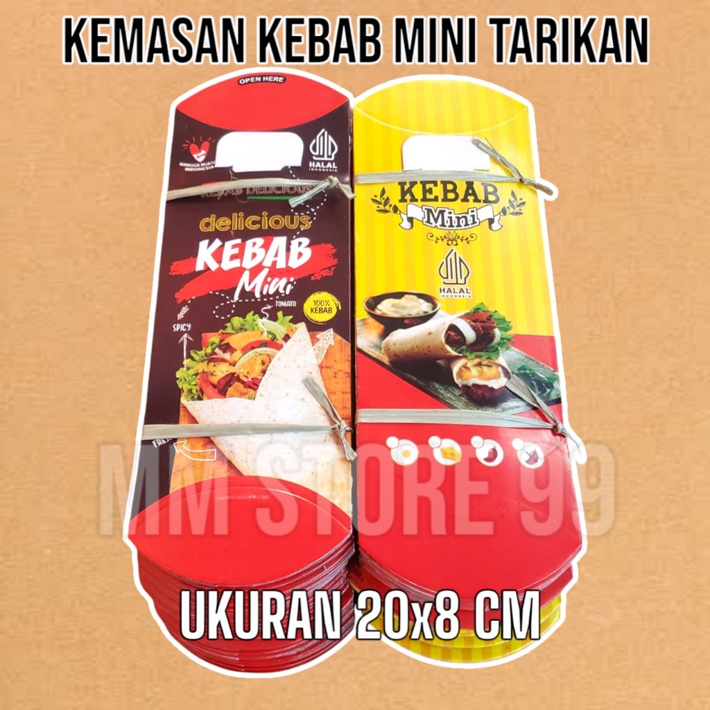 Jual 50 PCS KEBAB MINI DUPLEK ORI TARIKAN UKURAN 20x8 CM GAMBAR ...