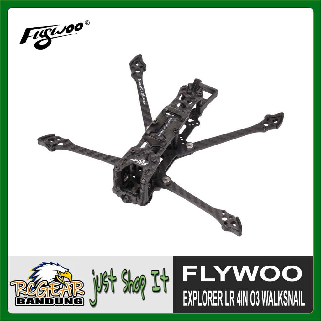 Jual Flywoo Explorer LR 4inch DJI O3 HD Walksnail FPV Drone Frame Kit ...
