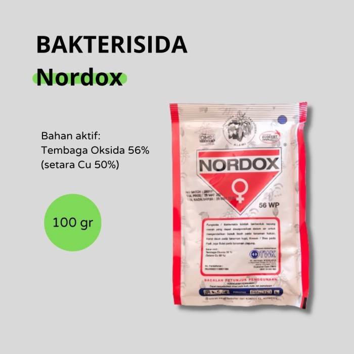 Jual NORDOX 56WP 100gram Fungisida Bakterisida | Shopee Indonesia