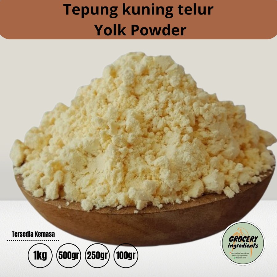 Jual Tepung Kuning Telur / Egg Yolk Flour 100gram | Shopee Indonesia