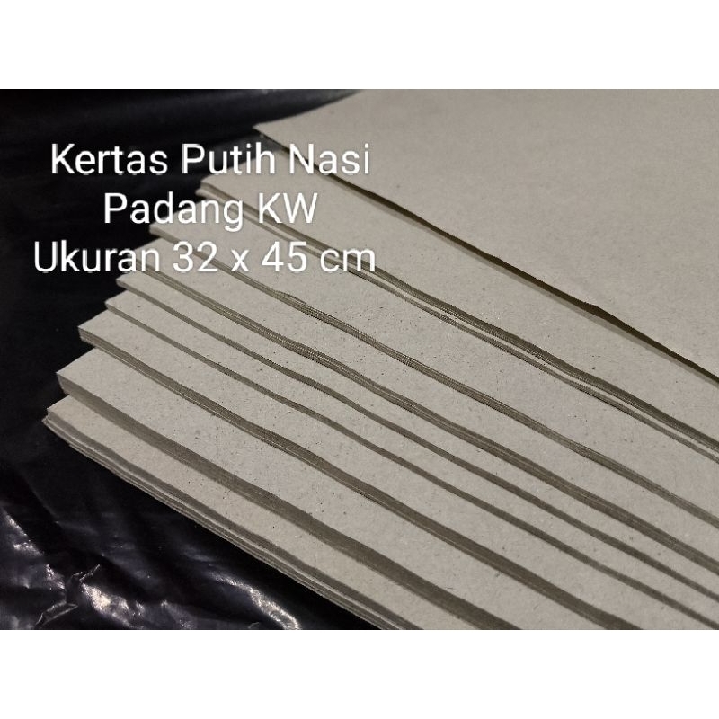 Jual Kertas Putih Nasi Padang/Bungkus Nasi Padang Putih [10 Kg ...