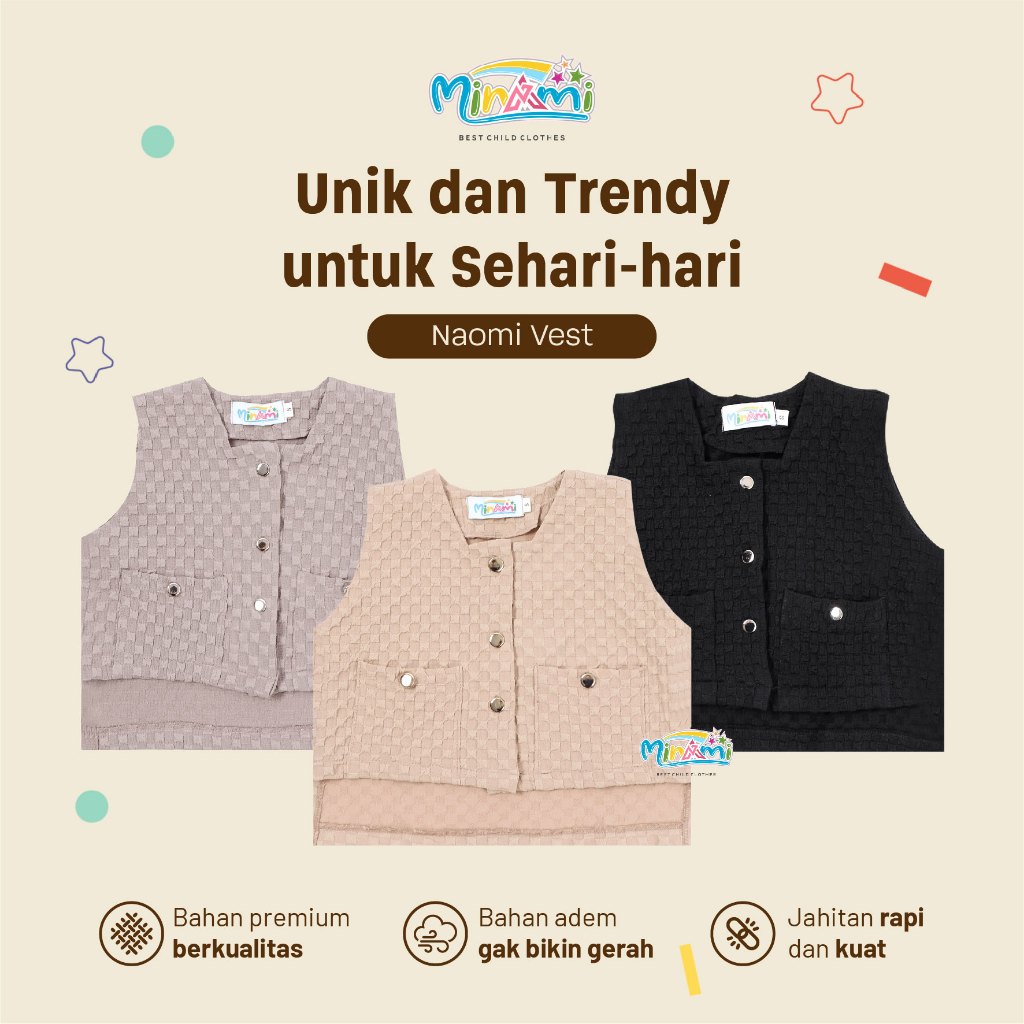 Jual Rompi Anak Perempuan Korean Style Bahan Lexus Jahitan Rapi Dan ...