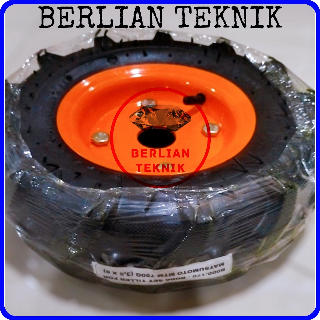 Jual Roda Set Ban Luar Traktor Tiller Ukuran 3.5 x 6 | Shopee Indonesia