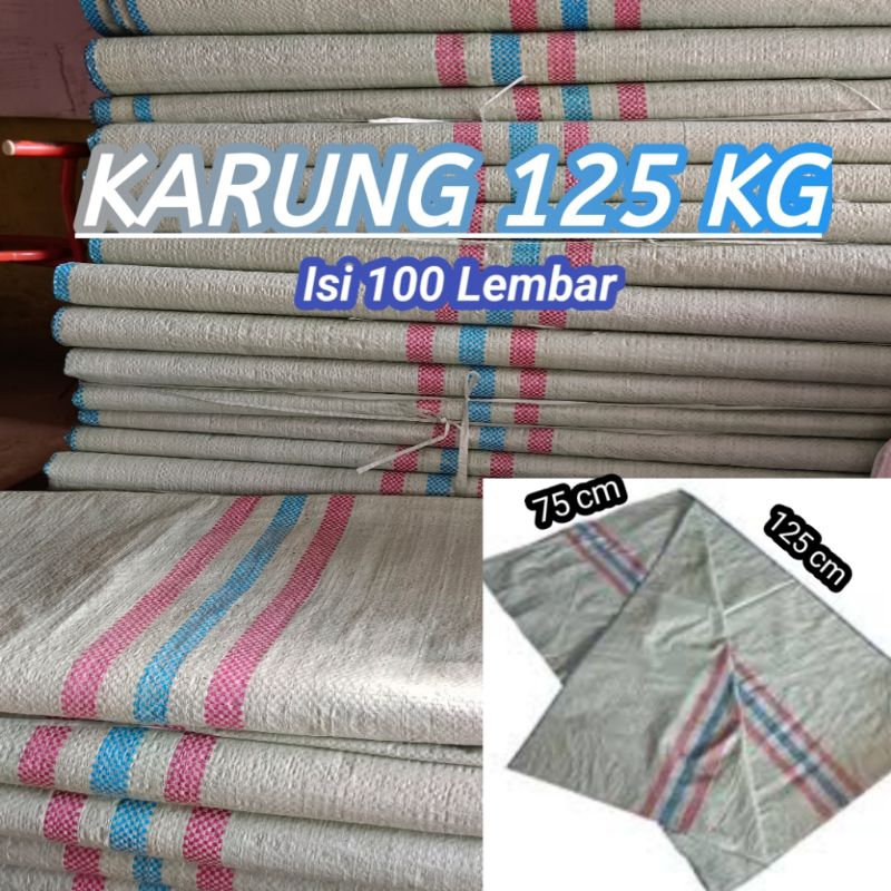 Jual KARUNG BESAR 125kg isi 100 Lembar ( BARU ) | Shopee Indonesia