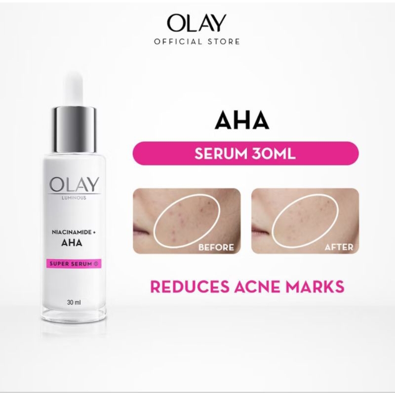 Jual Olay Luminous Niacinamide AHA Serum 30ml | Shopee Indonesia