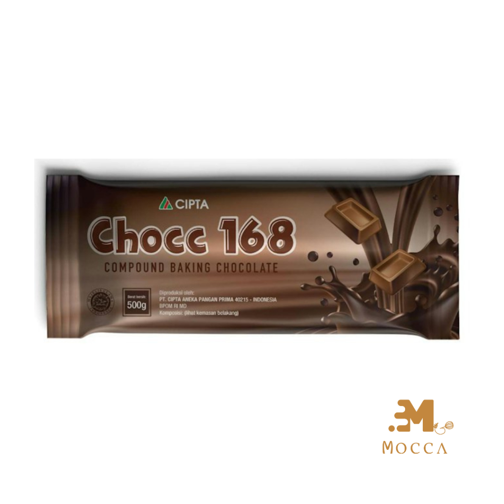 Jual CHOCC 168 COMPOUND BAKING CHOCOLATE 500GR (TAMBAHKAN EXTRA PACKING ...