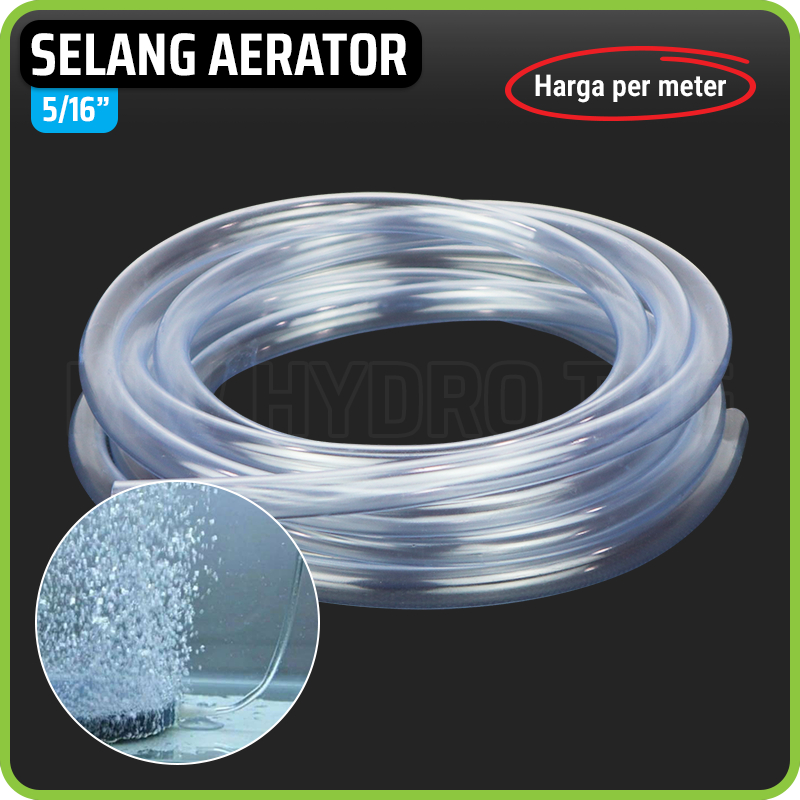 Jual Selang Aerator Aquarium / Selang Elastis Bening 5/16", per Meter ...