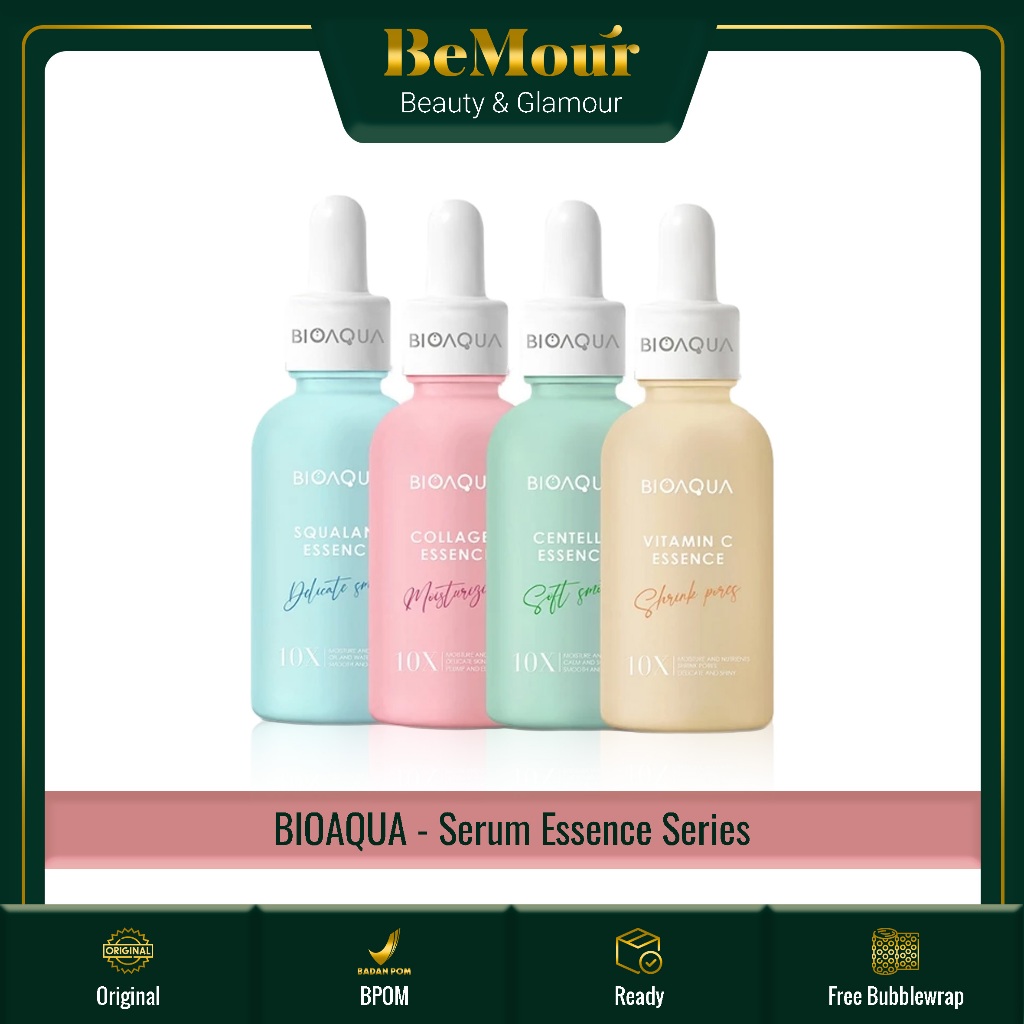 Jual BIOAQUA - SERUM ESSENCE SERIES ( 30 ml ) - Serum Wajah Efek 10X ...
