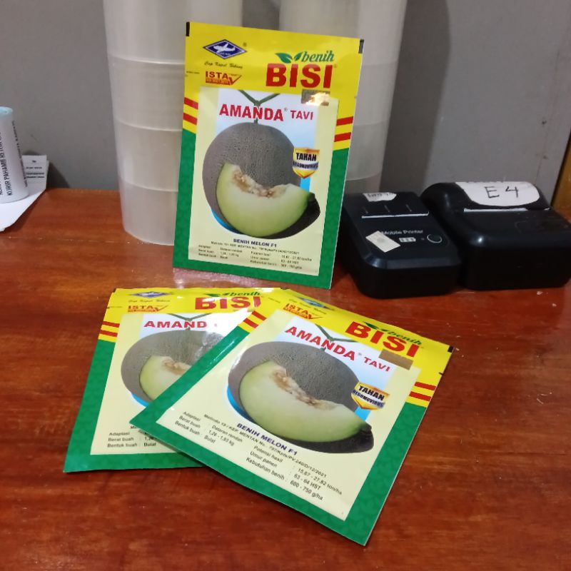 Jual Benih Bibit Melon Amanda Tavi F1 Tipe Madu sangat Manis isi Per ...