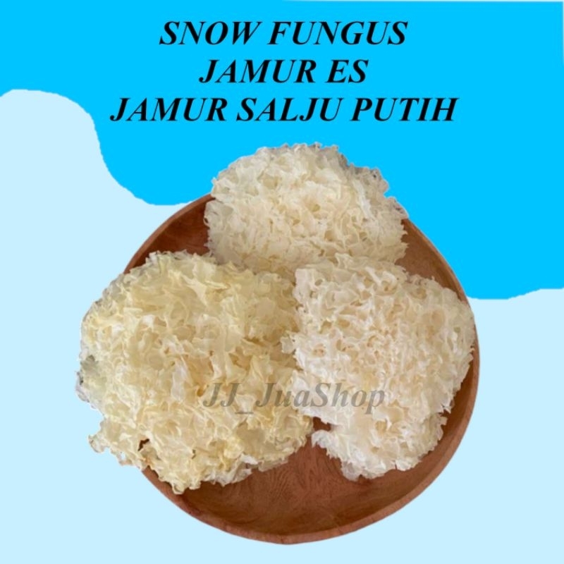 Jual Jamur Salju Putih / Jamur Es / Snow White Fungus / Jamur Kering ...