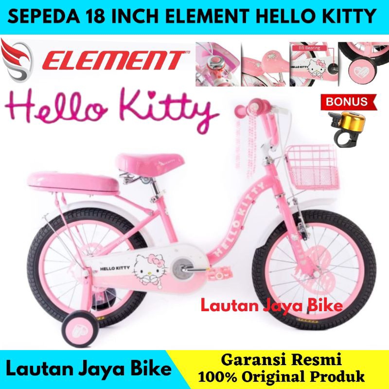 Jual Sepeda Anak Perempuan Mini 18 Element Hello Kitty New | Shopee ...