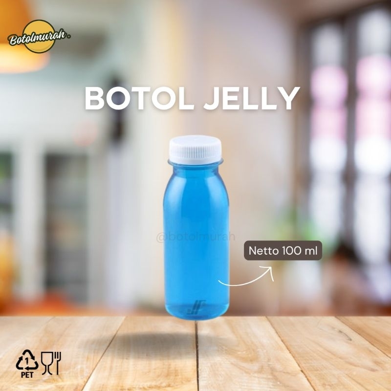 Jual Botol Plastik 100 ml Jelly Short neck botol zam zam | Shopee Indonesia