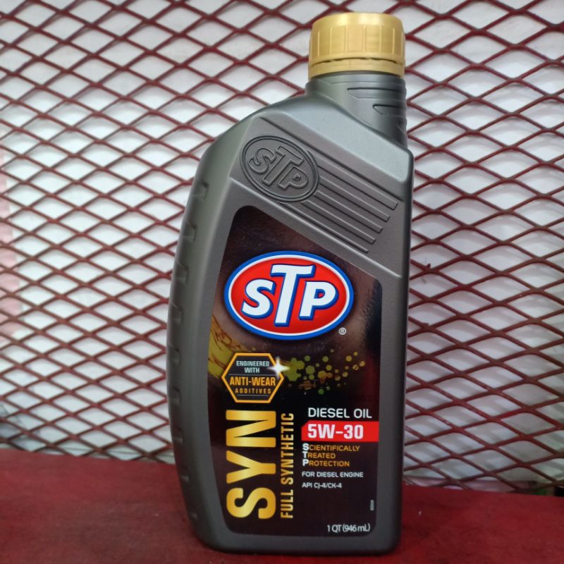 Jual STP FULL SYNTHETIC SAE 5W-30 DIESEL OIL 1QT(946ml) | Shopee Indonesia