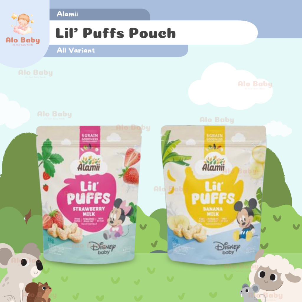 Jual Alamii Lil' Puffs POUCH Disney Edition - Snack Anak - Cemilan Anak ...