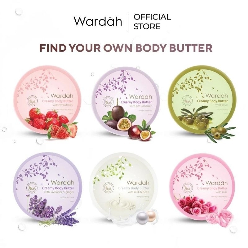 Jual WAJIB CO EXTRA BUBBLE - Wardah Creamy Body Butter 50ml/100ml/150ml ...