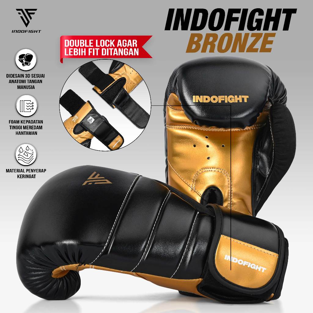 Jual Sarung Tinju Boxing Indofight Gloves Muaythai Sarung Tangan Muay ...