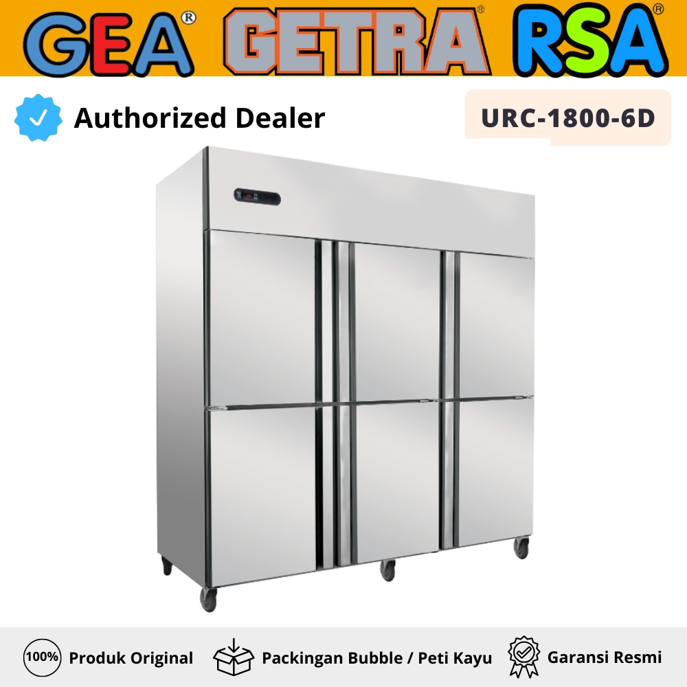 Jual KULKAS GEA URC-1800-6DX KULKAS STAINLESS STEEL KITCHEN ...
