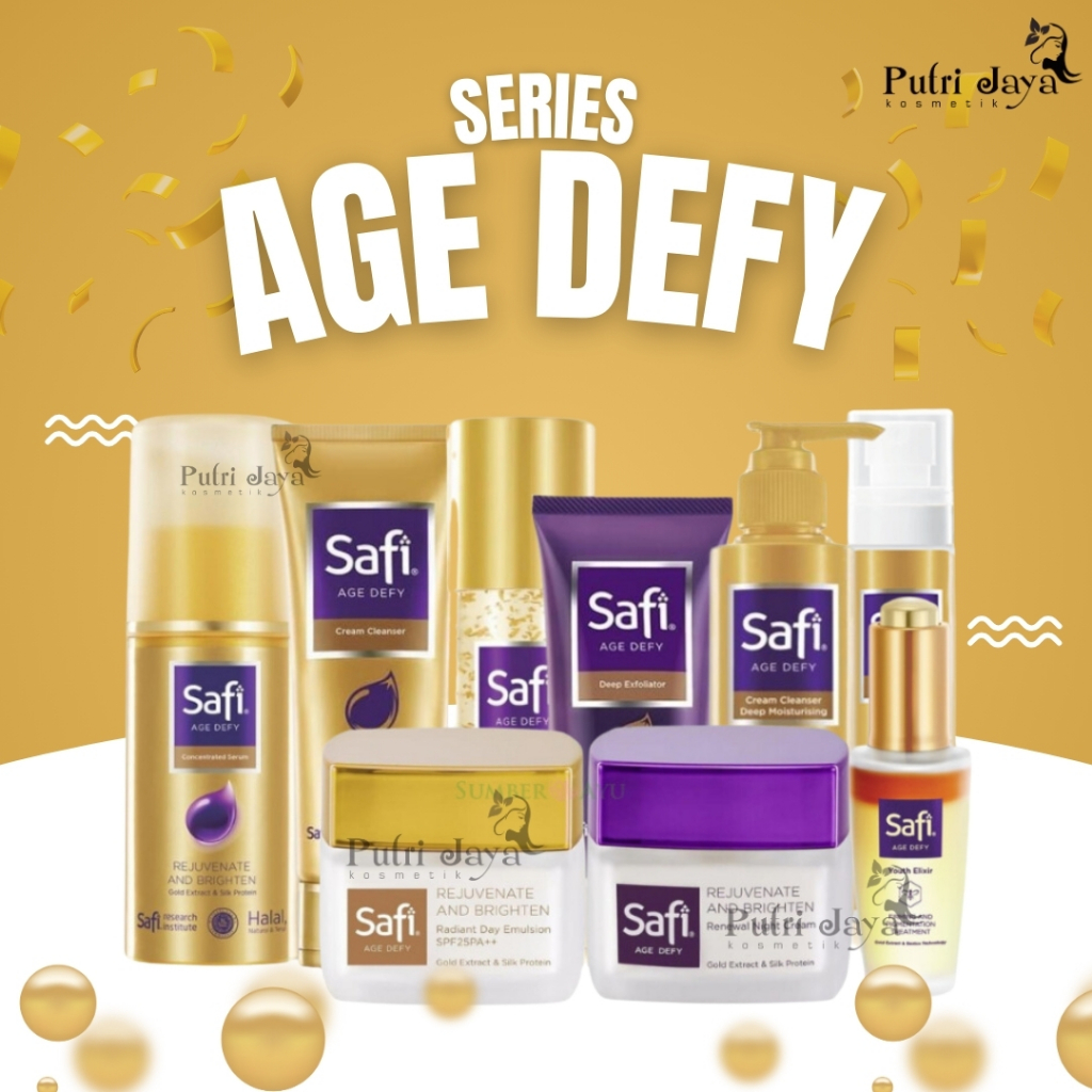 Jual SAFI Age Defy Series/day,Night,Cleanser,Essence,Serum,exfoliator ...