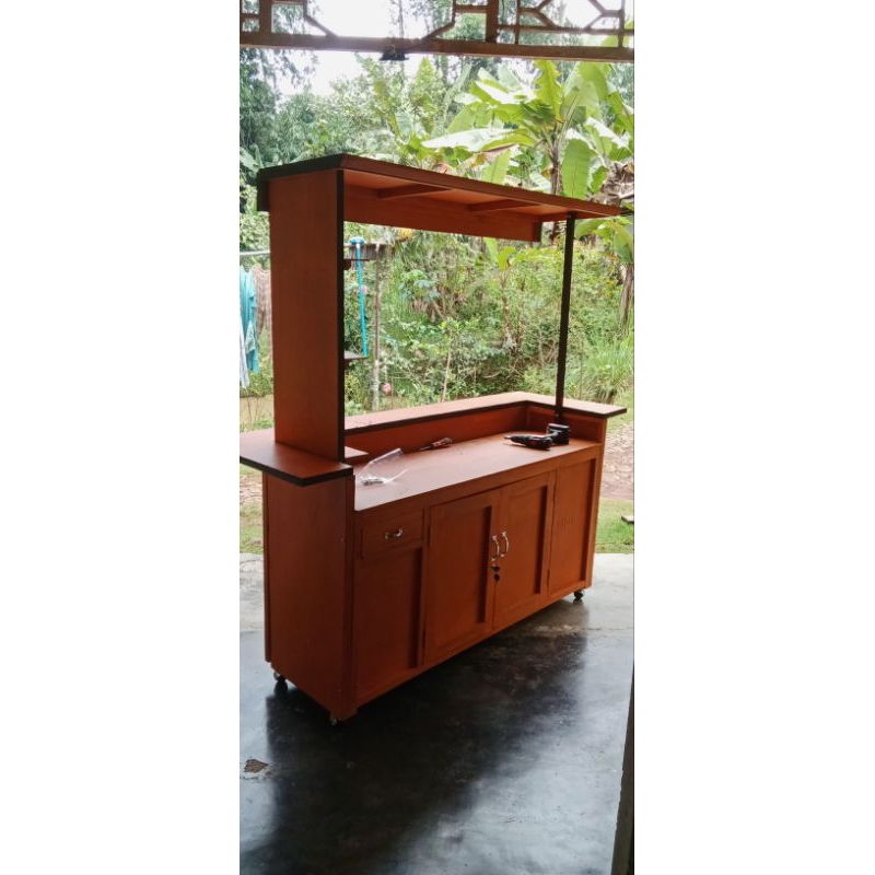 Jual gerobak lipat/ booth container/Booth lipat event desk/ Booth ...