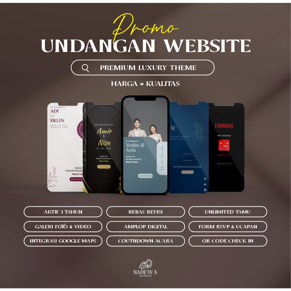 Jual 𝐏𝐑𝐎𝐌𝐎 𝐔𝐧𝐝𝐚𝐧𝐠𝐚𝐧 𝐏𝐞𝐫𝐧𝐢𝐤𝐚𝐡𝐚𝐧 𝐖𝐞𝐛𝐬𝐢𝐭𝐞 𝐏𝐫𝐞𝐦𝐢𝐮𝐦 𝐋𝐮𝐱𝐮𝐫𝐲 𝐓𝐡𝐞𝐦𝐞 | 𝐃𝐞𝐧𝐠𝐚𝐧 ...