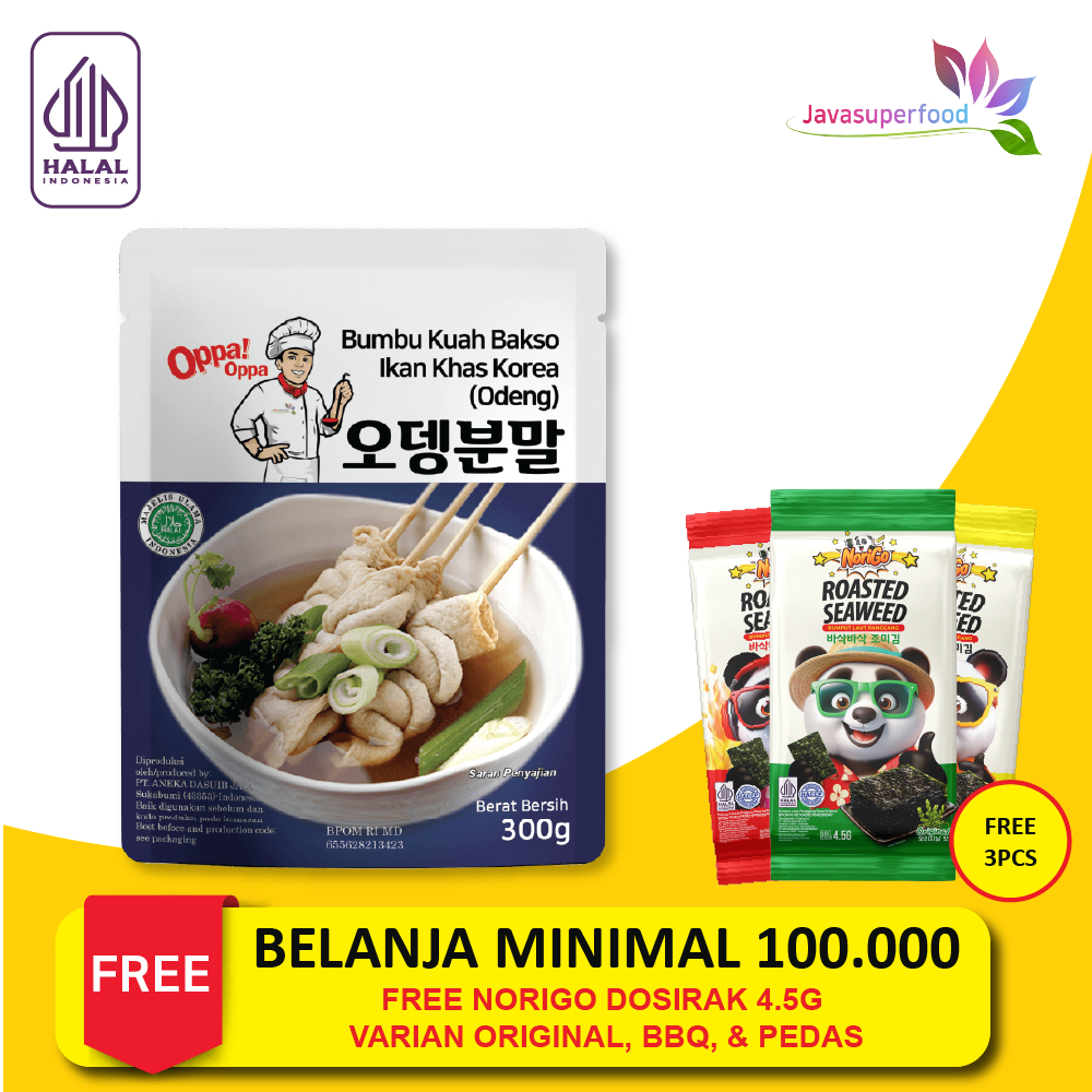 Jual (Halal) [OPPA-OPPA] Bumbu Saus kuah Soup Oden Odeng Eomuk Fish ...