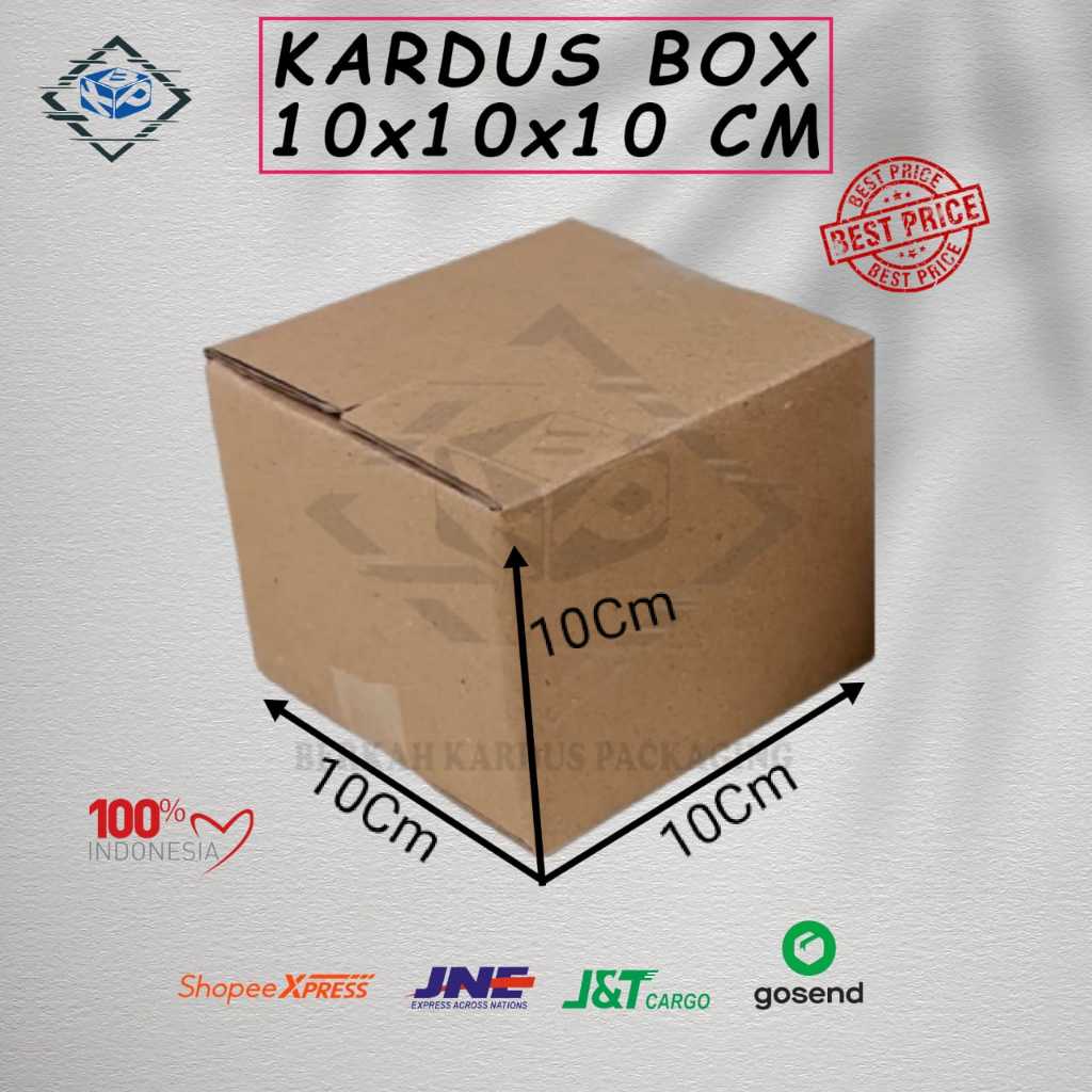 Jual Kardus box 10x10x10 cm single wall polos | Shopee Indonesia