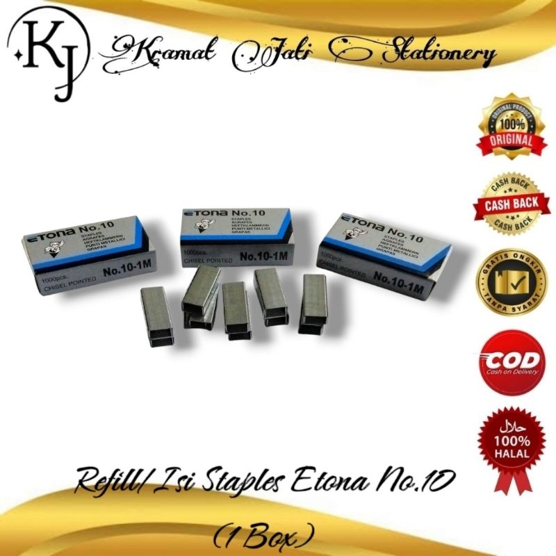 Jual Refill/Isi Staples Etona No.10 (1 Box) | Shopee Indonesia