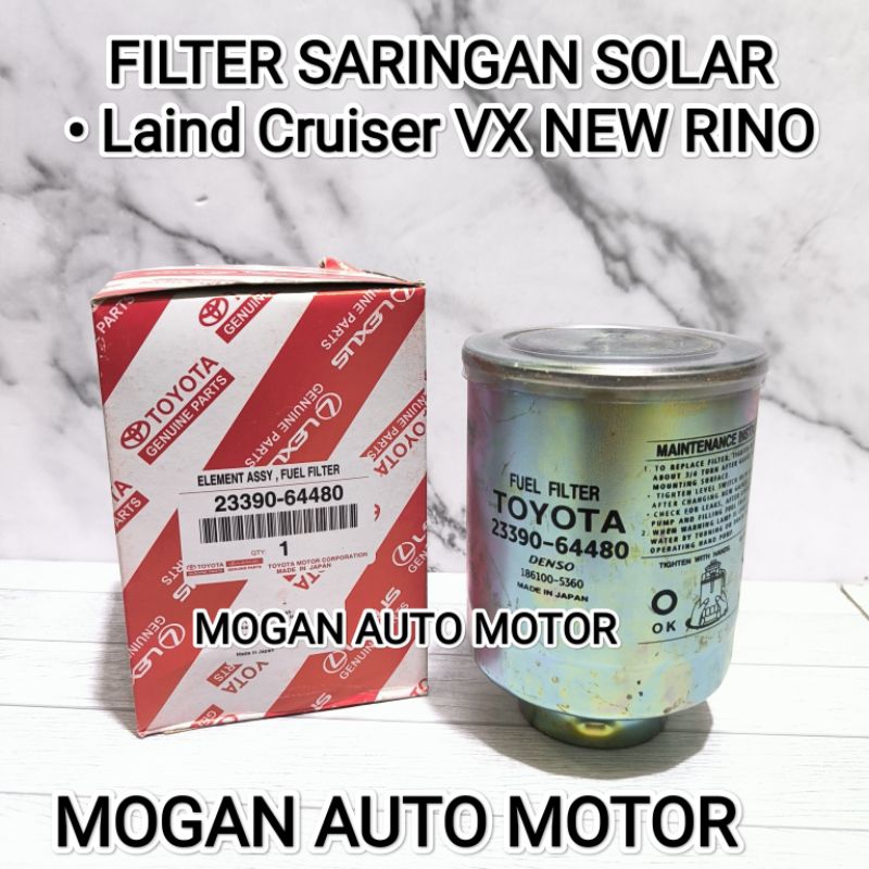 Jual Fuel Filter Saringan Solar Toyota Land Cruiser VX New Rino 23390 ...