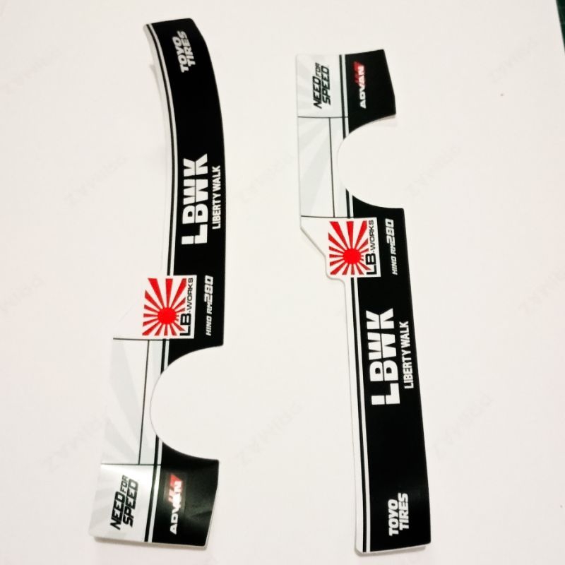 Jual STIKER LIVERY miniatur bus LBWK ADVAN SERIS NEW DESIGN | Shopee ...