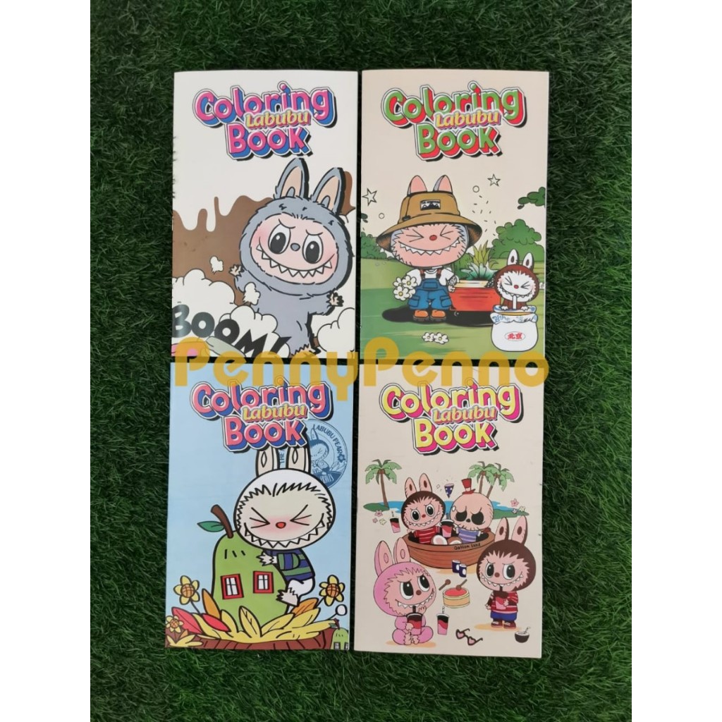 Jual Paket 7 Buku Mewarnai Labubu Sanrio DG (Uk 24 Cm x15,5 Cm ...